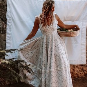 Woman Country Floral Maxi Dress - Etsy