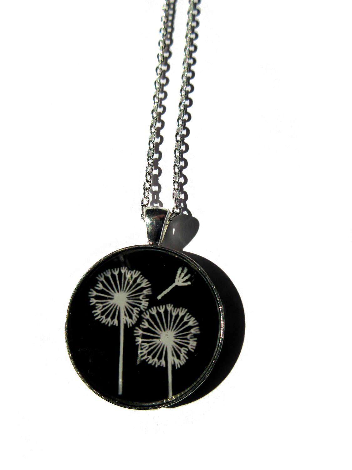 DANDELION NECKLACE Dandelion Pendant Dandelion Jewelry | Etsy