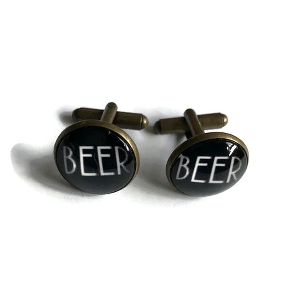 Beer Cufflinks - Etsy