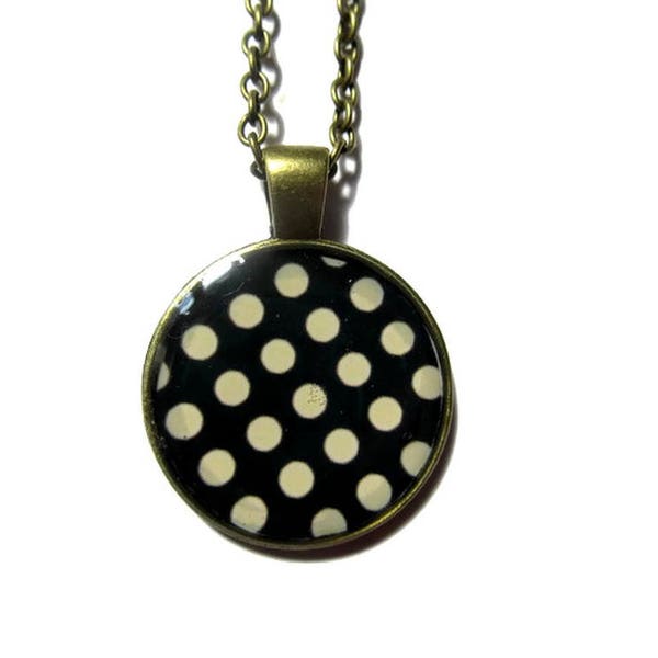 Polka Dot Necklace - Etsy