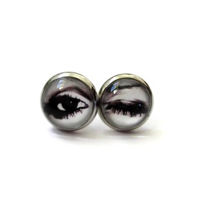 EYES EARRINGS - Eyes Jewelry - Winking Eye - Wink - Eye Stud Earrings ...