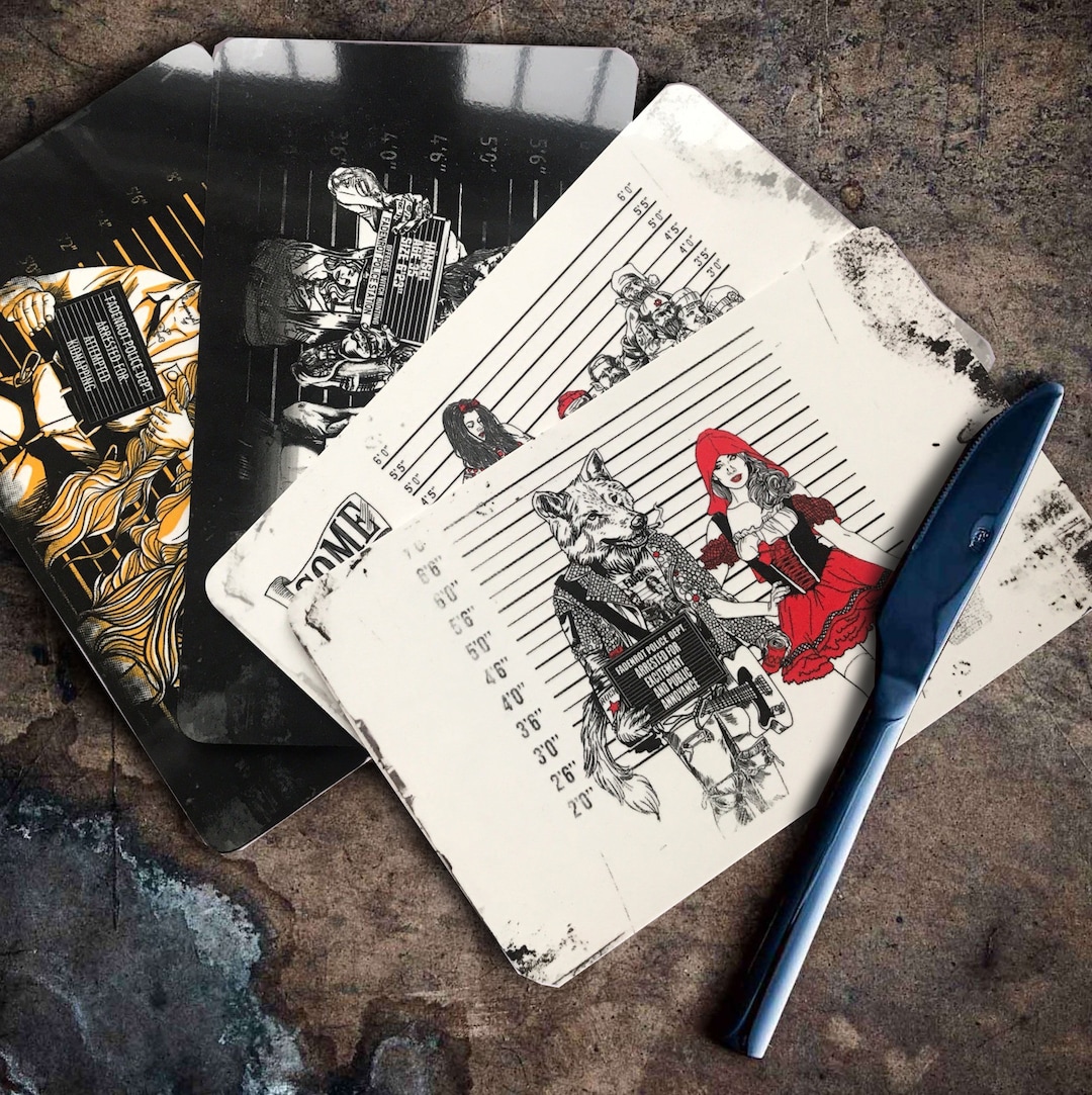 Brettchen Little Red Riding Hood and the Wolf - Etsy