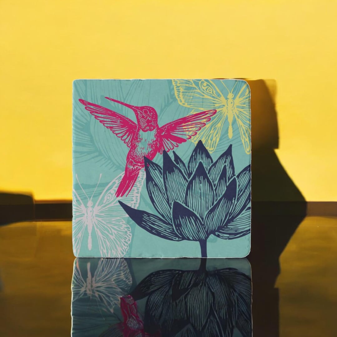 Hummingbird Tile 10 Cm X 10 Cm - Etsy