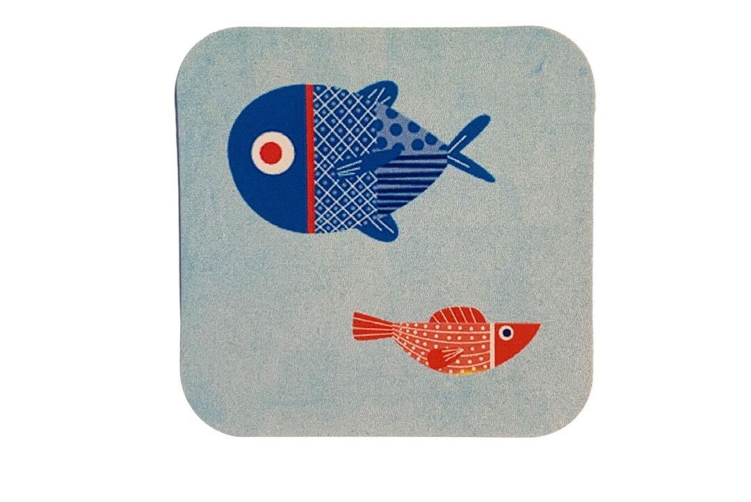 Fridge Magnet Fish Blue - Etsy