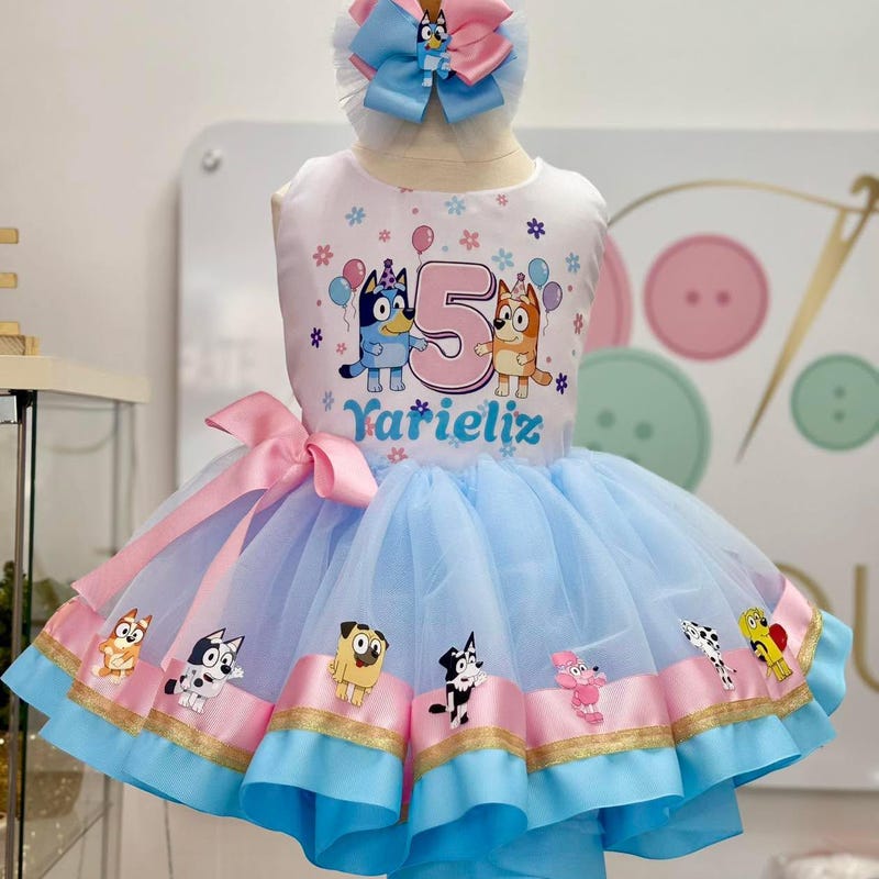 Bluey Tulle Tutu - Etsy