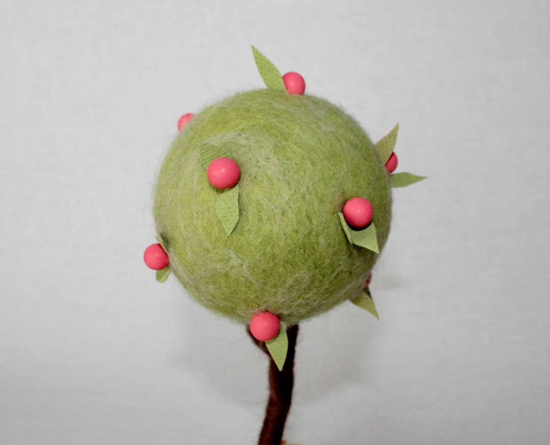 Topiary in Felt, With Apples, Very Romantic - Etsy