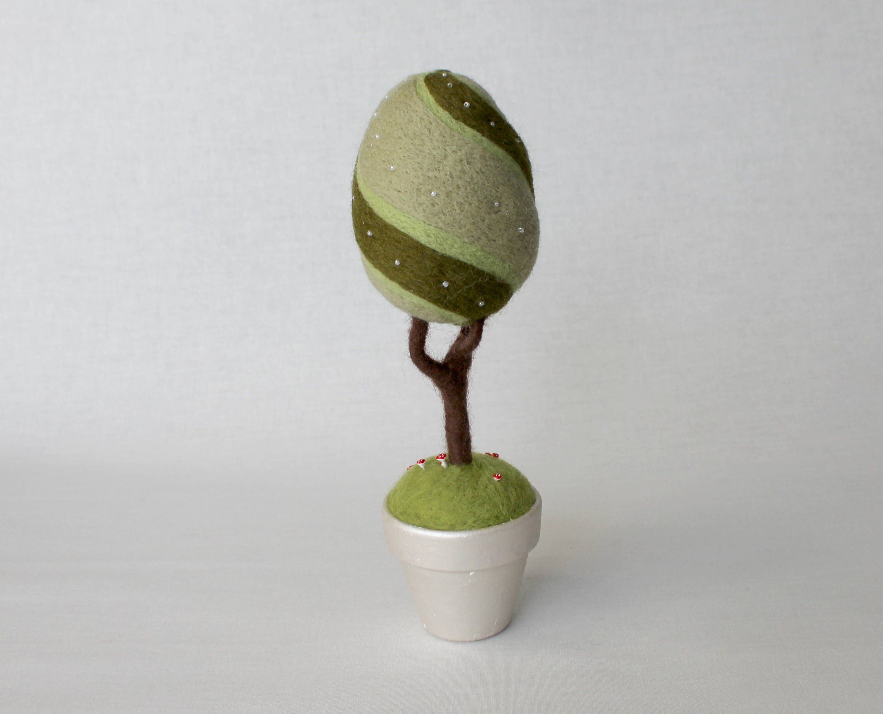 Topiary in Felt, Very Romantic - Etsy