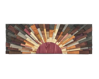 Wood Wall Sunrise - Etsy