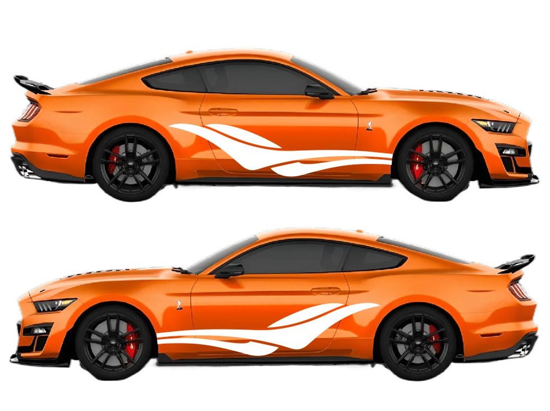 Custom Fit High-performance Livery Kit 19 Fits Ford Mustang 2015 2023 ...