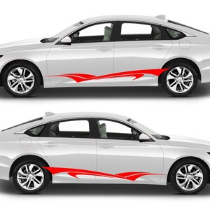 Rocker Panel Livery Self Healing Vinyl Graphics 011 Fits All 4 Door ...