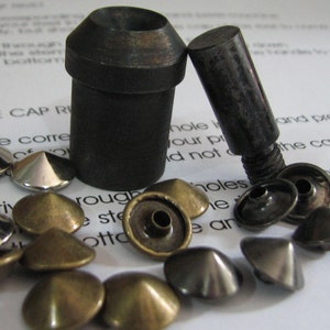 Conical Rivet Die Mold for Hand Press Machine Stud Rivet Setter, Rivets ...