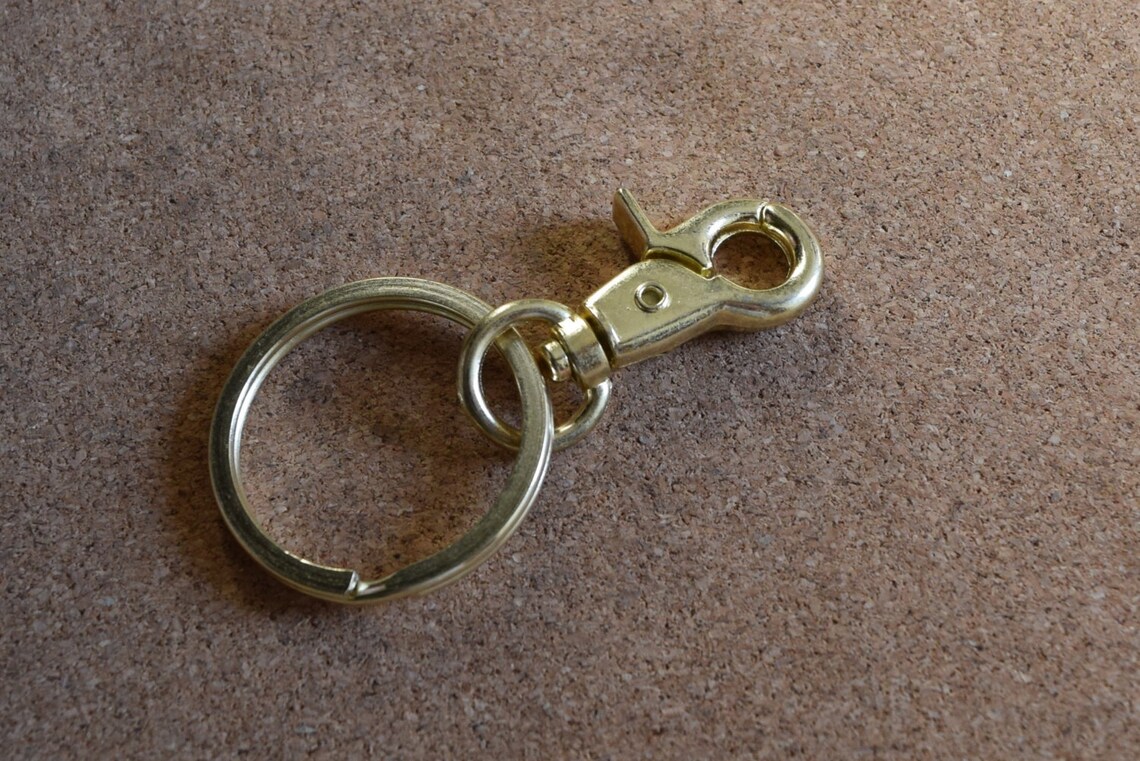 1 1/4 Large Key Chain Swivel Hooks W/ Split Rings Heavy - Etsy