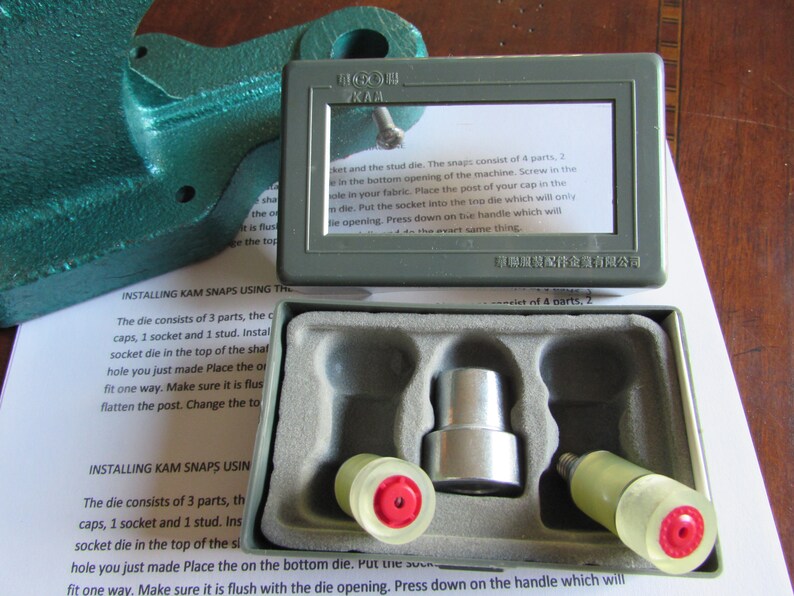 Kam Snap Die for Hand Press Machine Size 20 12.4MM 25 Snap - Etsy