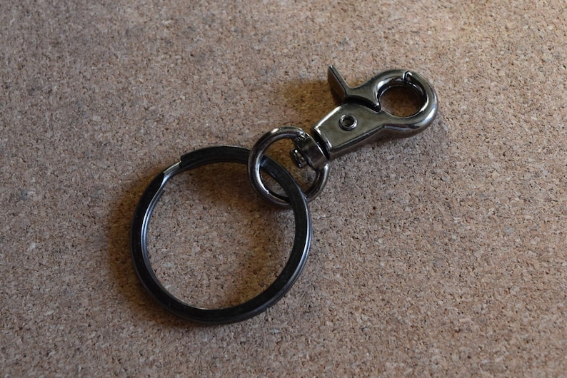1 1/4 Large Key Chain Swivel Hooks W/ Split Rings Heavy - Etsy
