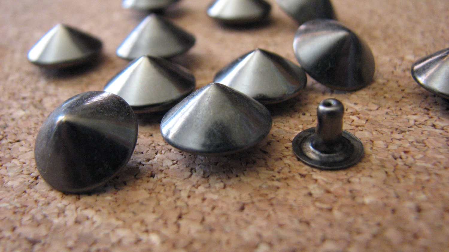 Conical Rivets Antique brass Nickel Gun Metal DIY 6mm | Etsy