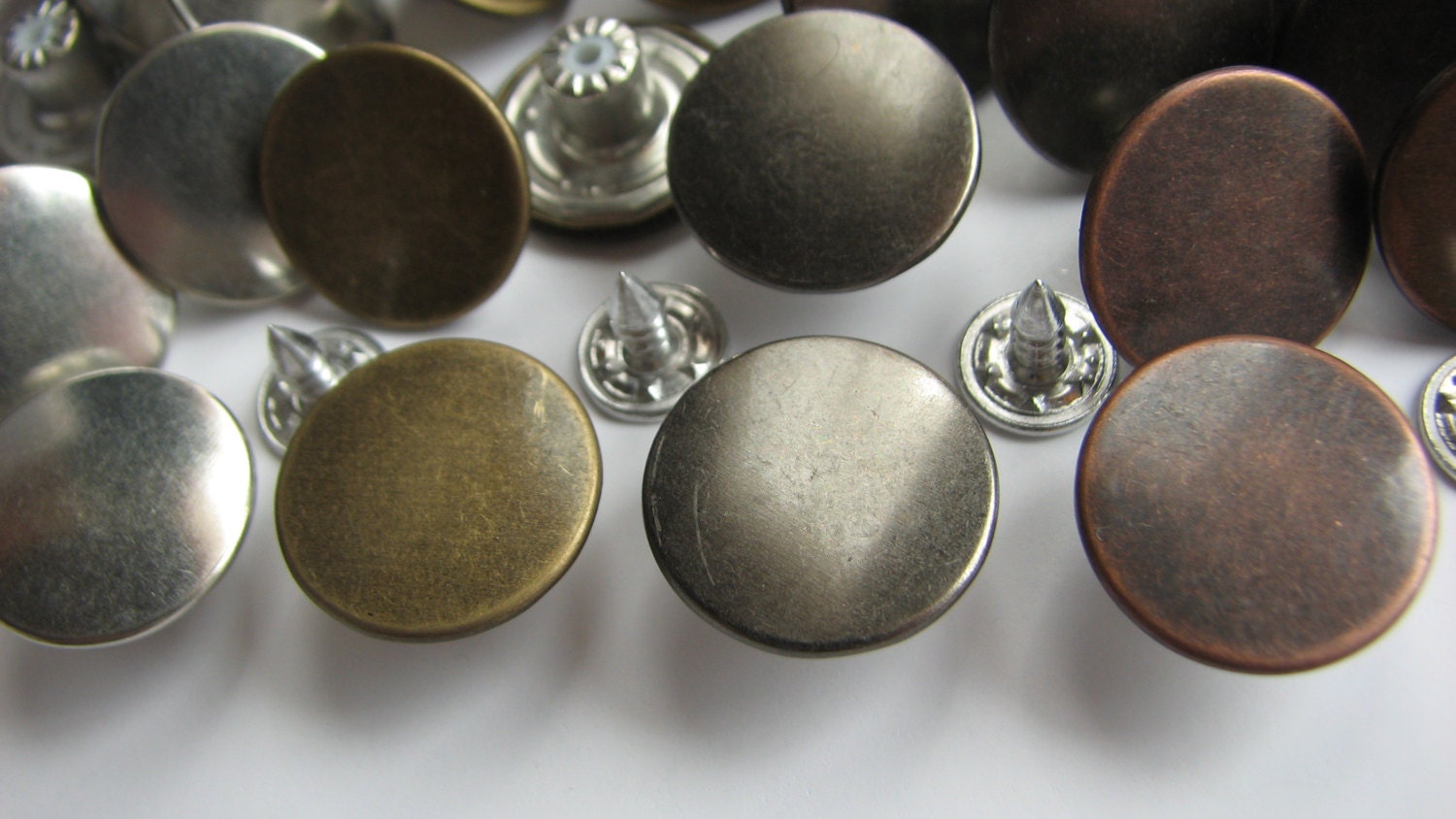 Jean Button Rivet Tacks 12.5mm 15mm 17mm 20mm stud - Etsy