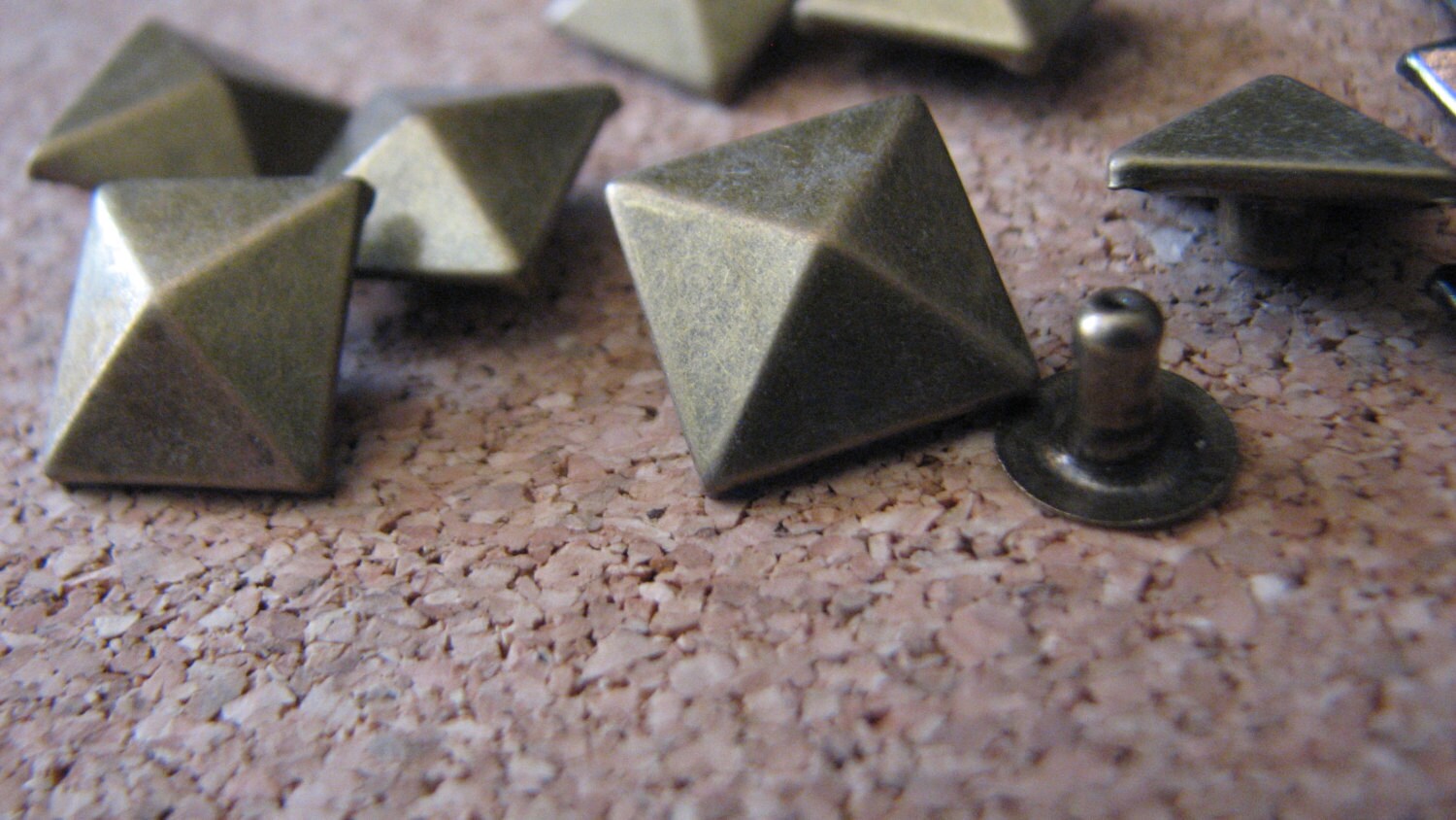 Pyramid Square Rivets Antique Brass Nickel Gun Metal DIY - Etsy