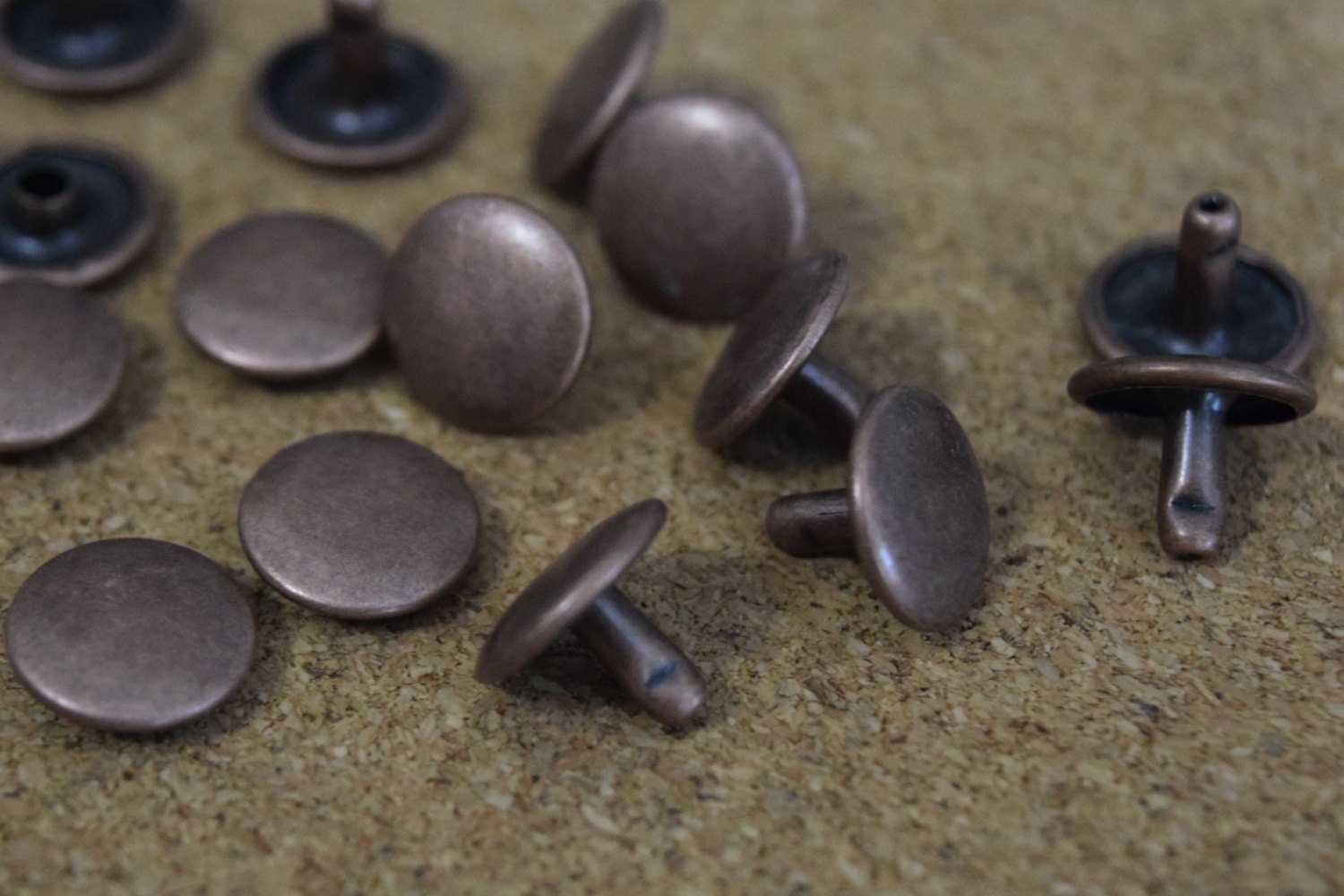 Double Cap Rivets Standard Post Length 6mm 8mm 9mm 10mm | Etsy