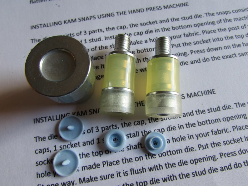 Kam Snap Die for Hand Press Machine Size 20 12.4MM 25 Snap - Etsy