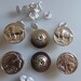 Buffalo / Indian Nickel Coin Button Stud 20mm Shank Rivet Tacks ...