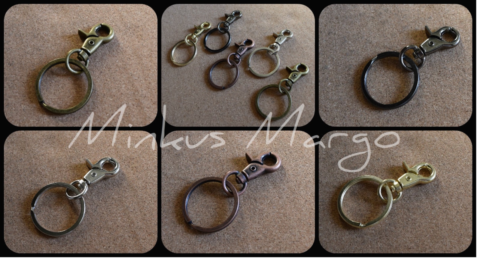 1 1/4 Large Key Chain Swivel Hooks W/ Split Rings Heavy - Etsy