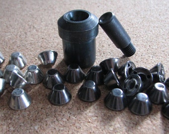 Conical Rivet Die Mold for Hand Press Machine Stud Rivet Setter, Rivets ...