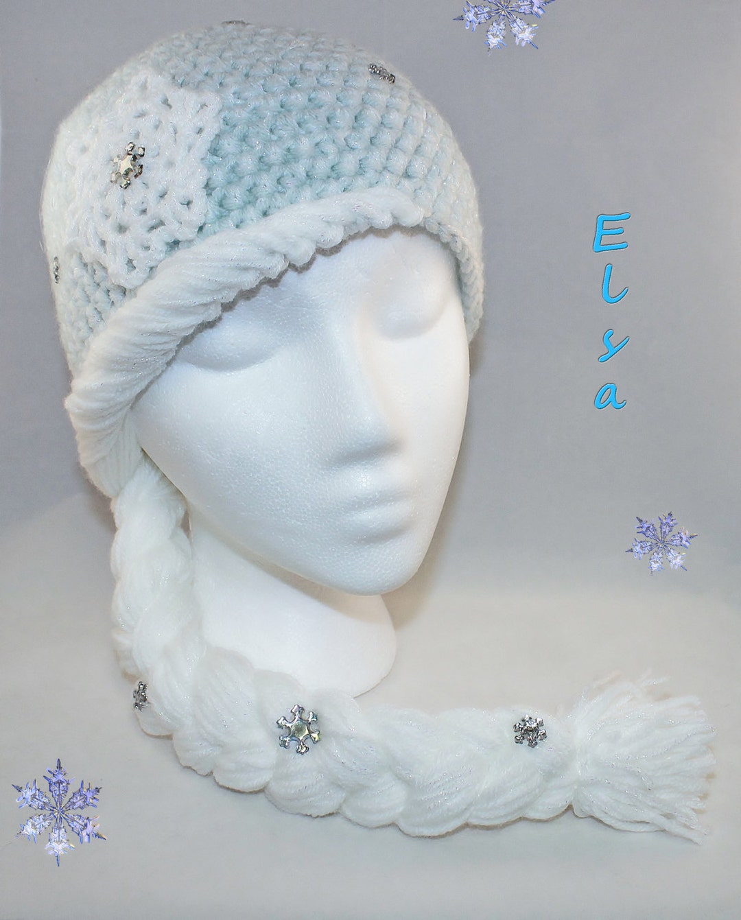 Elsa's Frozen Wig Hat - Etsy