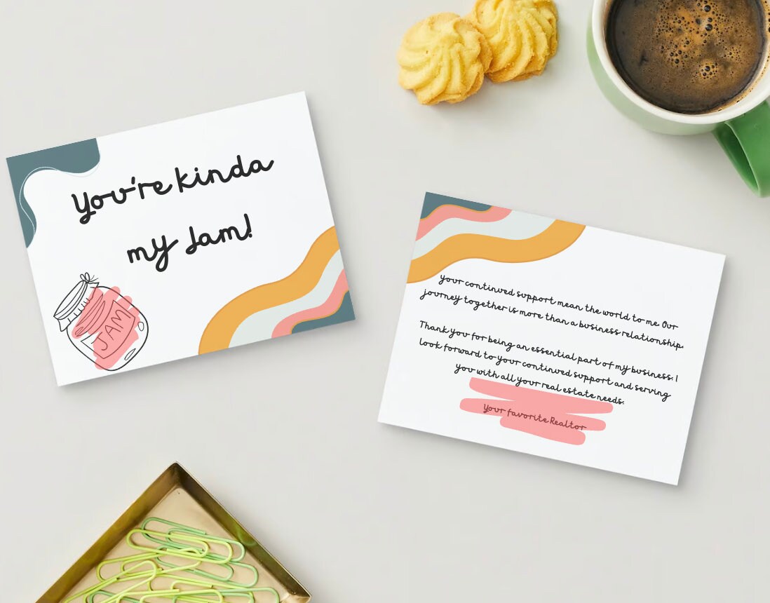 Creative Client Appreciation Card for Realtors Real Estate Agents ...
