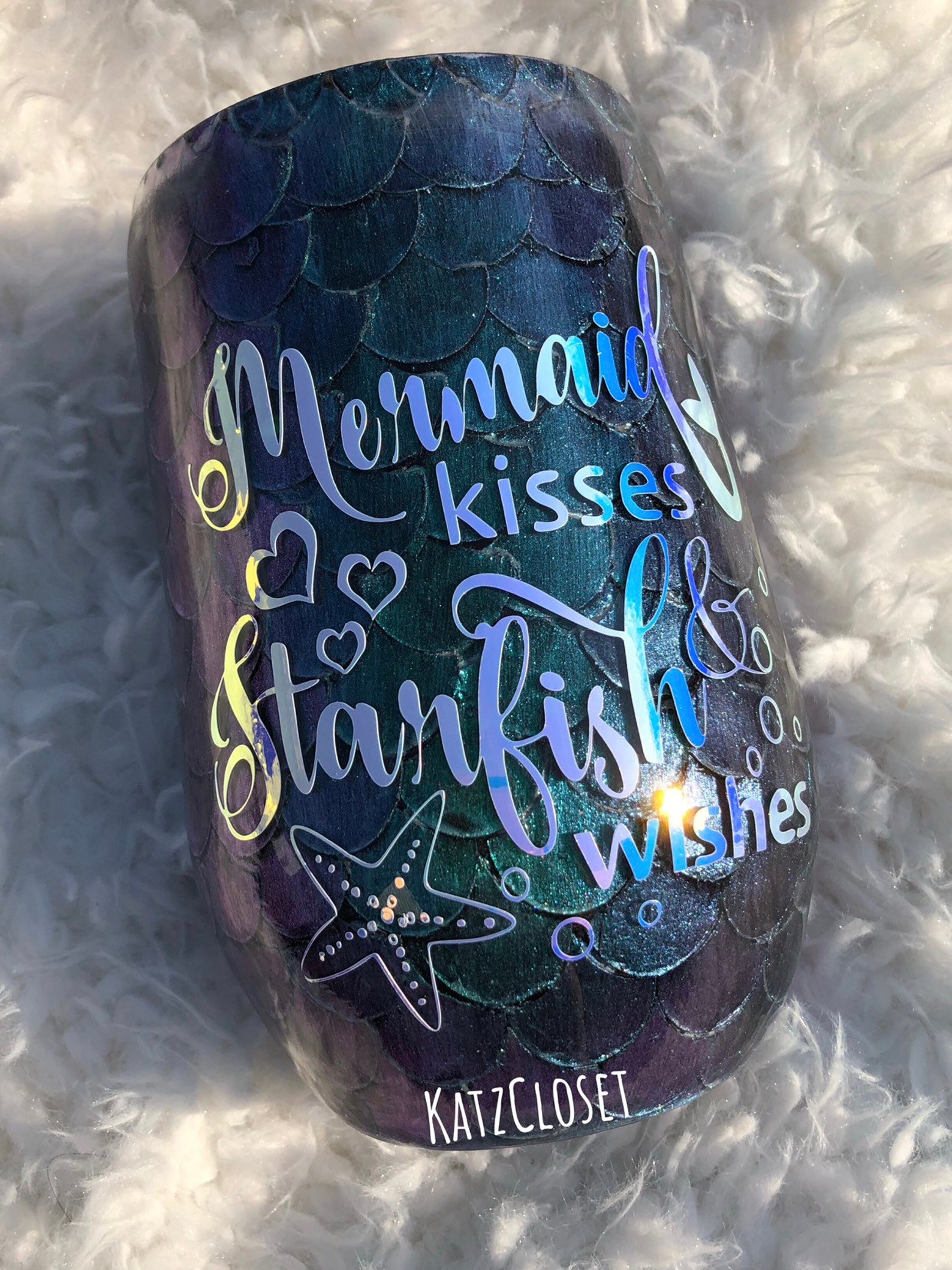 Mermaid Scale Tumbler Mermaid Tumbler Mermaid Cup - Etsy