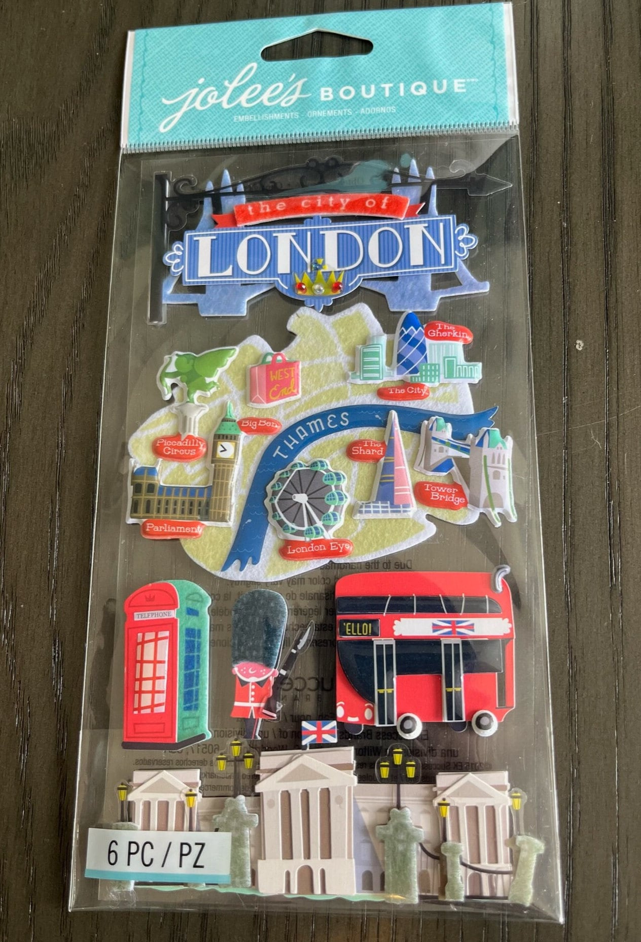 Jolee's Boutique Stickers - Travel Destinations - Etsy