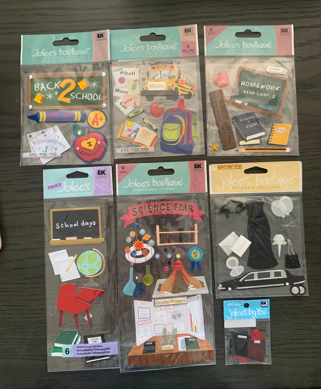 Jolee's Boutique Stickers - School, Science Fair, Chalkboard ...