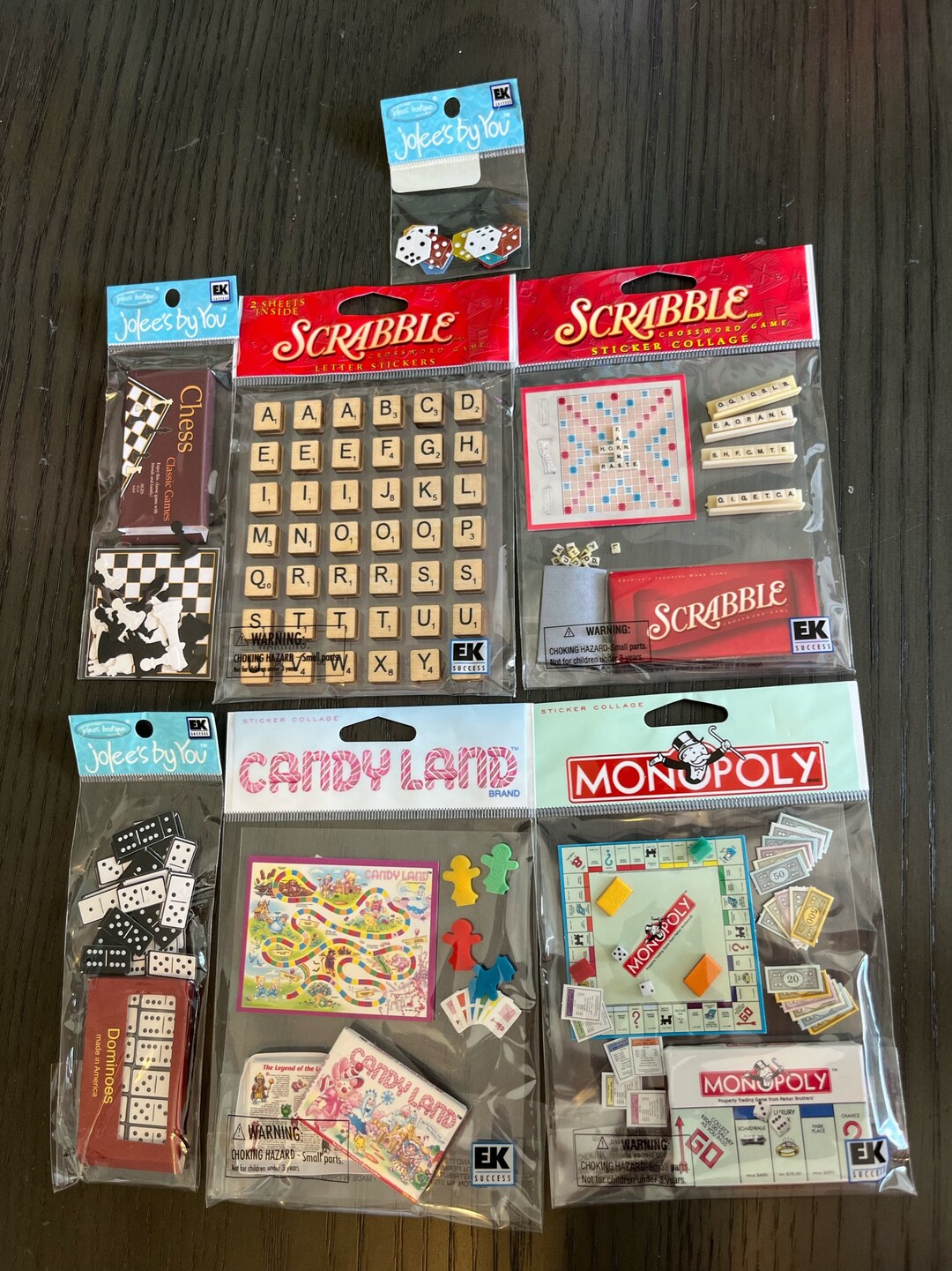 Jolee's Boutique Stickers - Board Games, Hasbro, Scrabble, Candy Land ...