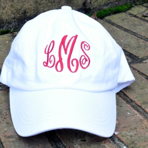 Monogram Hat Monogram Baseball Hat Womens Hat Bridesmaid - Etsy