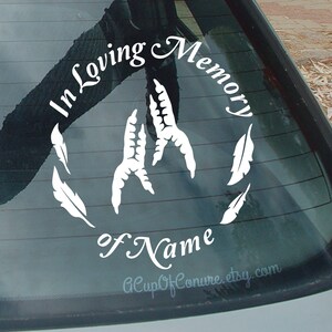 Pet Parrot Loss Memorial Vinyl Decal in Loving Memory | Etsy
