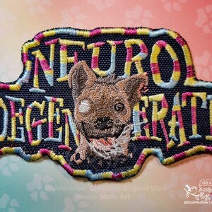 Neurodegenerate 4.5" Hyena Patch - Etsy