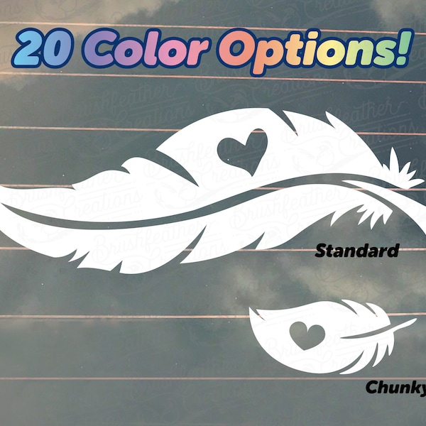 Feather Decal - Etsy
