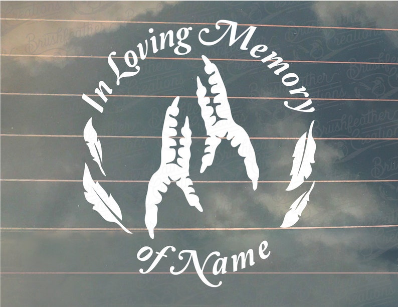 Pet Parrot Loss Memorial Vinyl Decal in Loving Memory - Etsy