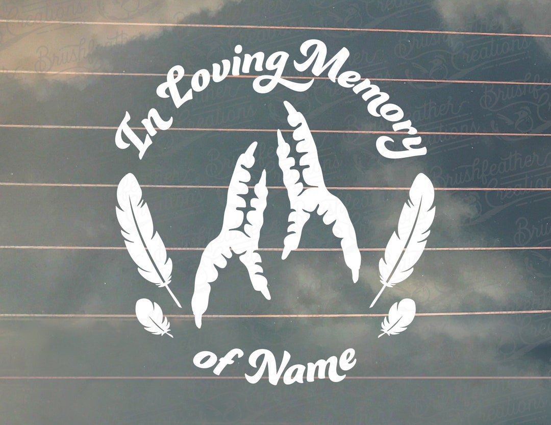 Pet Parrot Loss Memorial Vinyl Decal || in Loving Memory - Etsy