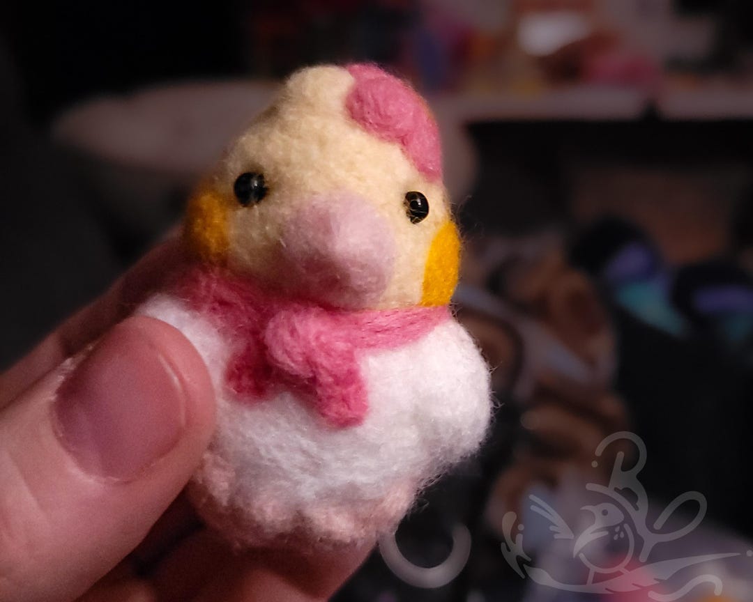2 Felted Cockatiel Plush Charm - Etsy