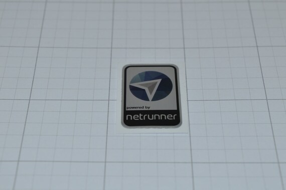 Netrunner Linux Metal Decal Sticker Computer PC Laptop Badge - Etsy