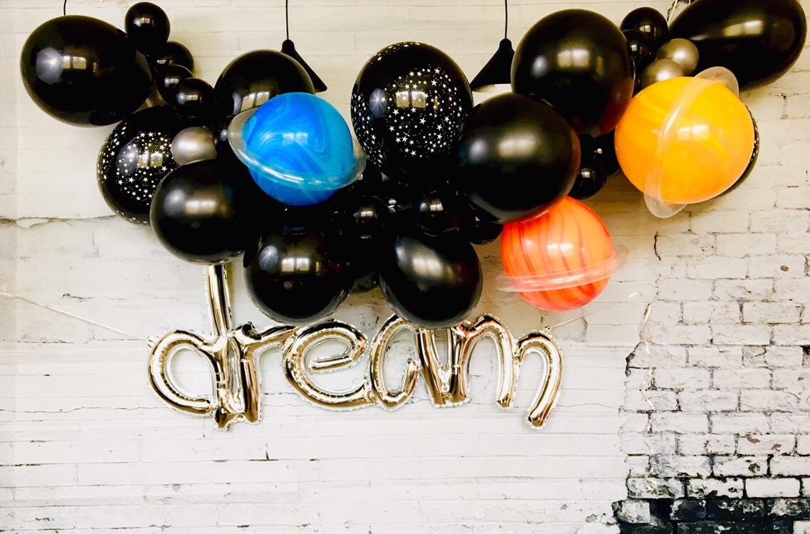 Blast off Astronaut Party Balloon Garland Set Astronaut Foil | Etsy