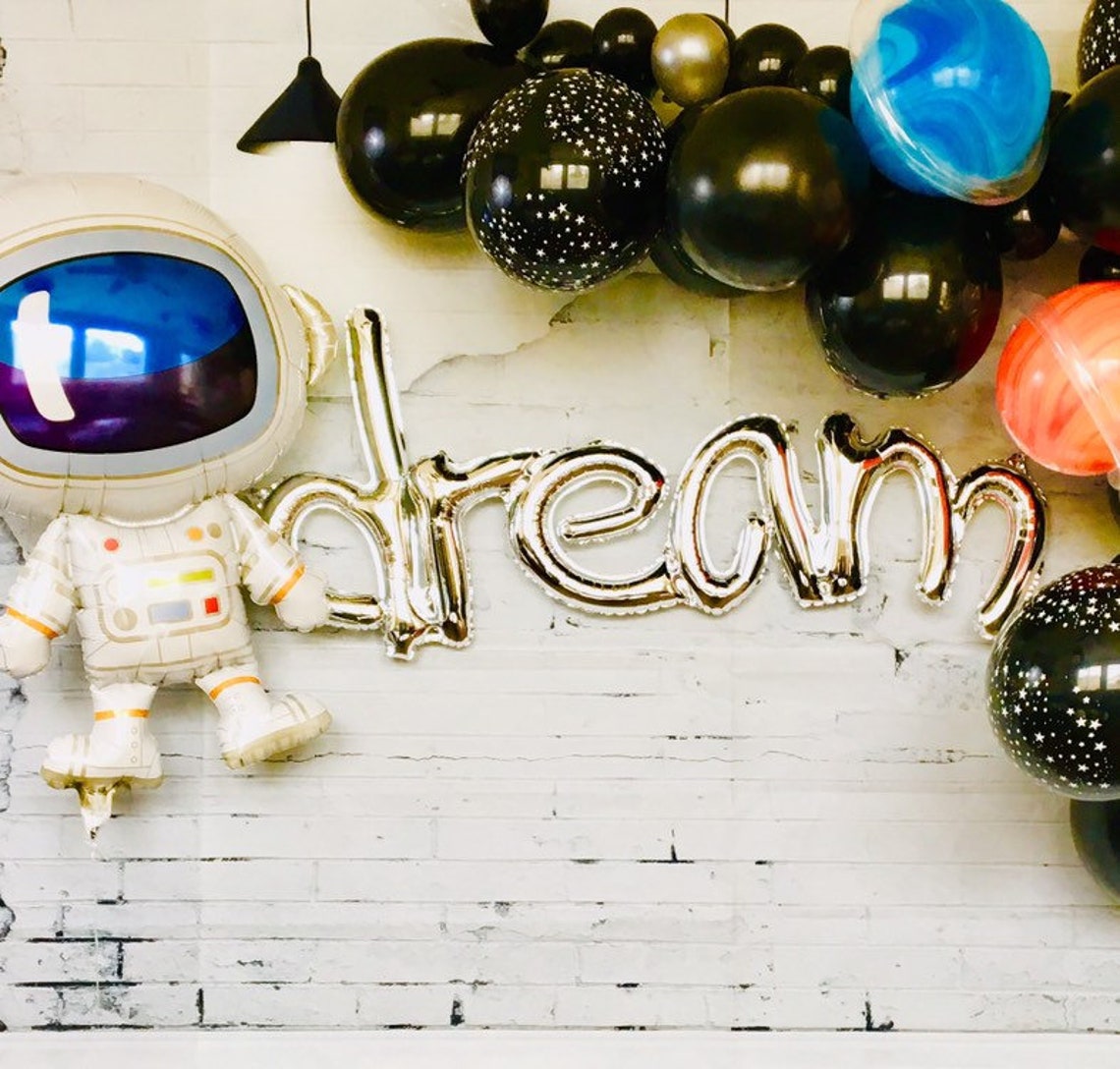 Blast off Astronaut Party Balloon Garland Set Astronaut Foil | Etsy