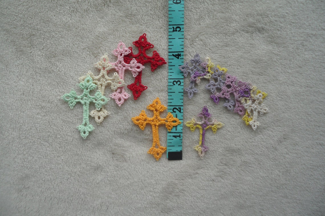 Tatted Lace Cross - Etsy
