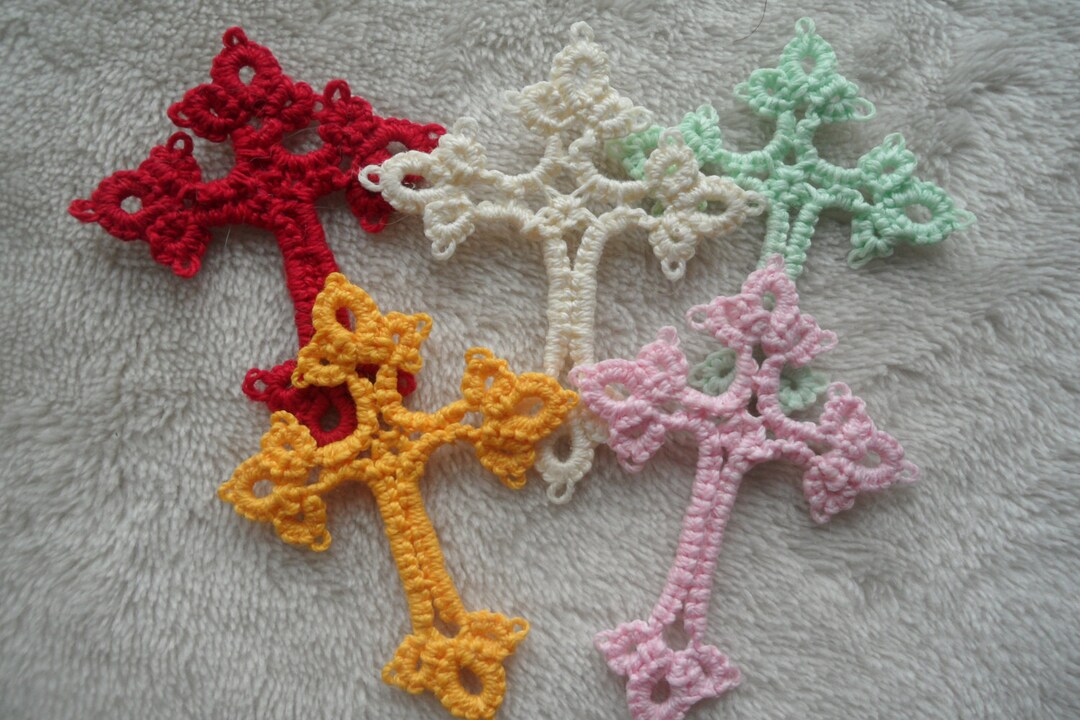 Tatted Lace Cross - Etsy