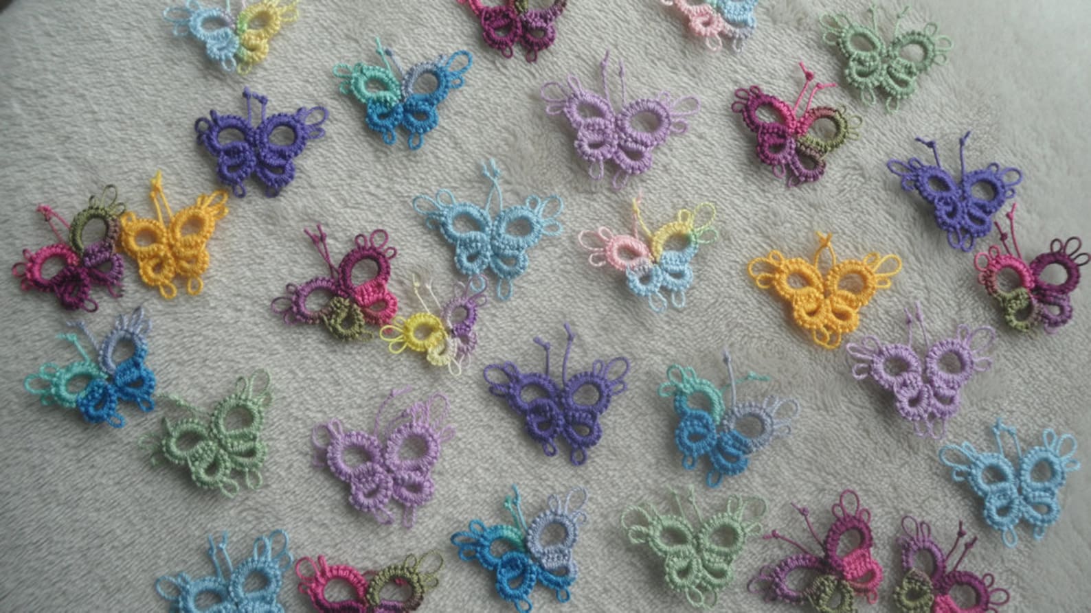 Tatted Lace Butterflies to Support Autism Awareness - Etsy