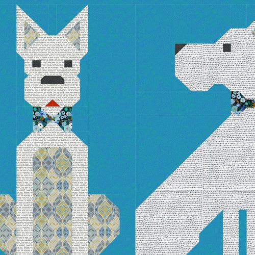 Budgie Birds Quilt Pattern PDF Instant Download Modern - Etsy