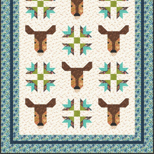 Deer Quilt Pattern - Etsy