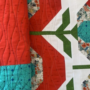 Field of Poppies Lap Quilt for Sale Ready to Ship Blanket Bedding ...