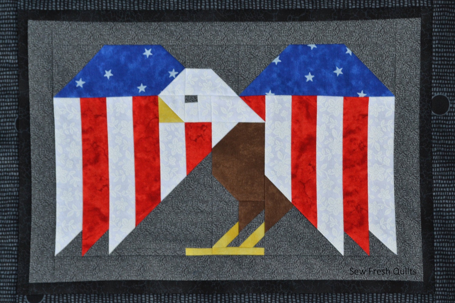 Eagle Quilt Block Pattern PDF Instant Download Modern | Etsy UK