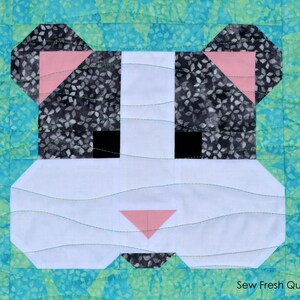 My Pet Hamster PAPER Quilt Pattern to Be Mailed, Patchwork Diy ...